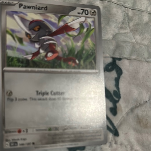 Pokemon | Games | Pokemon Card Pawniard With Red And Silver Accents ...